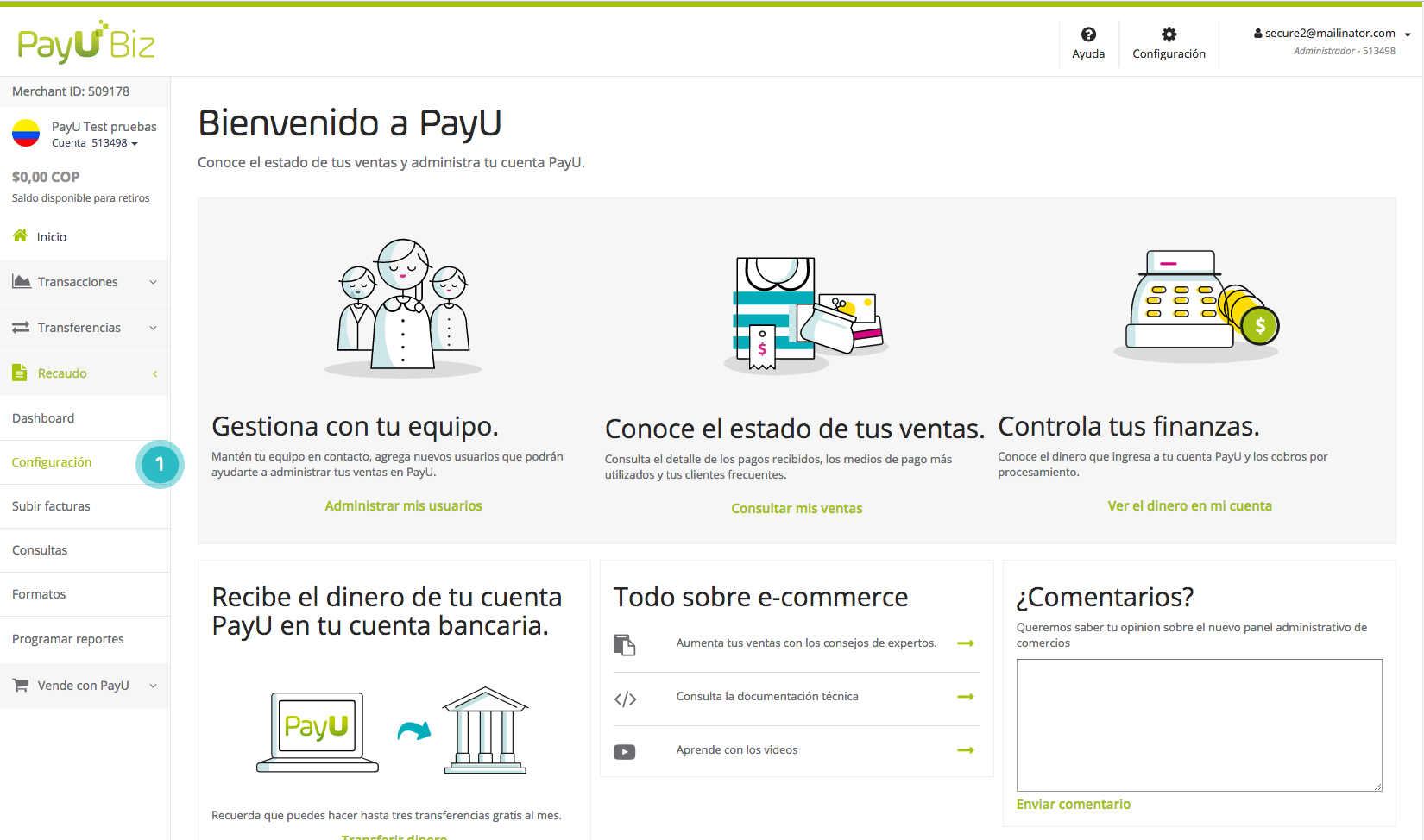 PayU - Manual Módulo de Recaudos