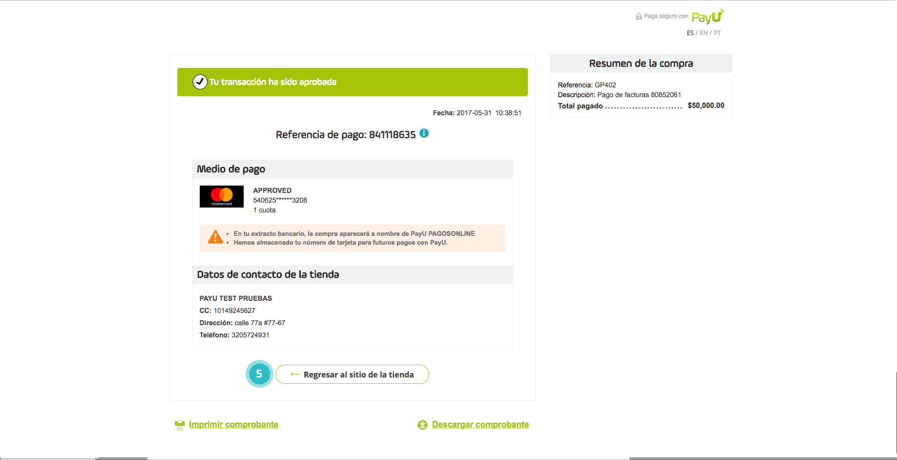 PayU - Manual Módulo de Recaudos